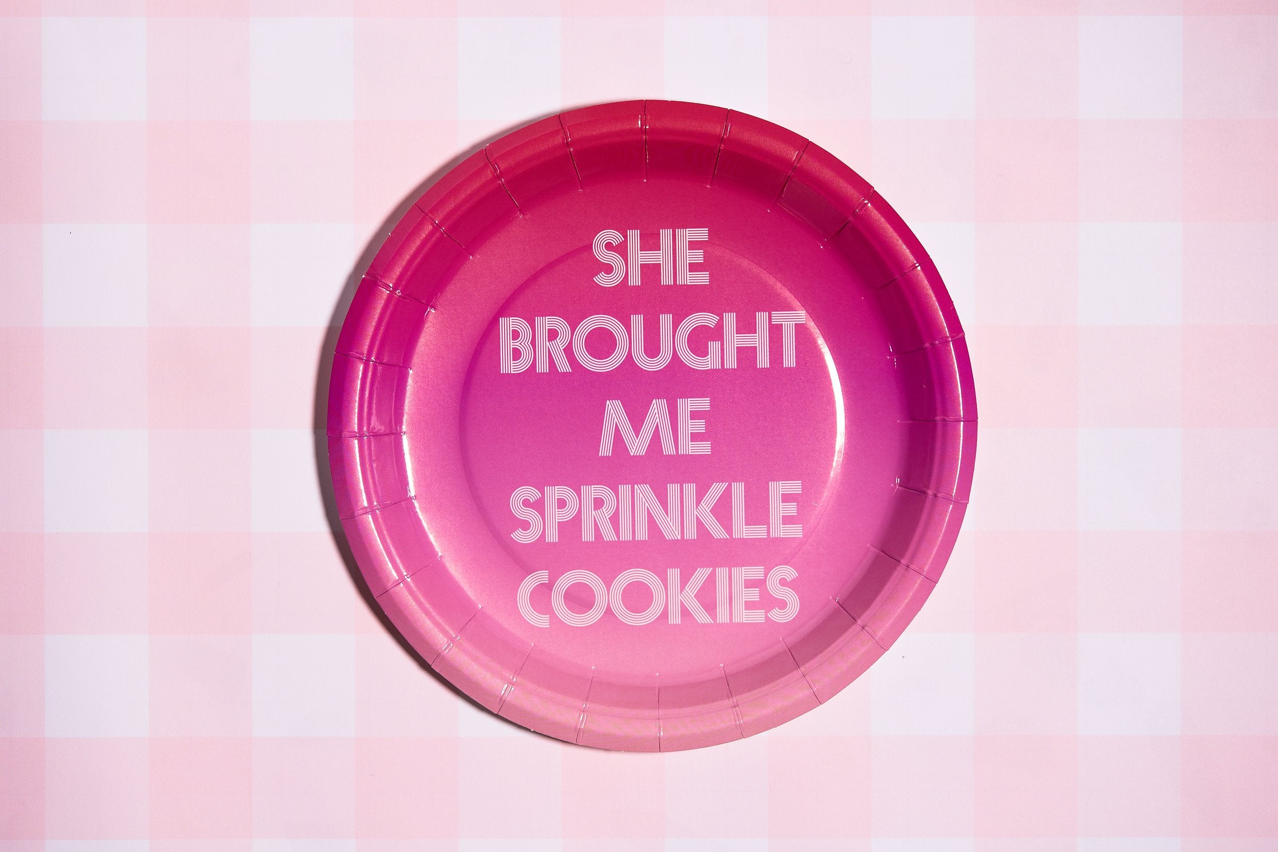 She Brought Me Sprinkle Cookies Paper Plate Set – Fish Mongers Daughter
